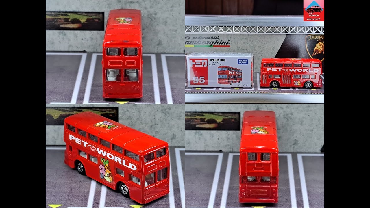 Tomica RED 95 London Bus - YouTube