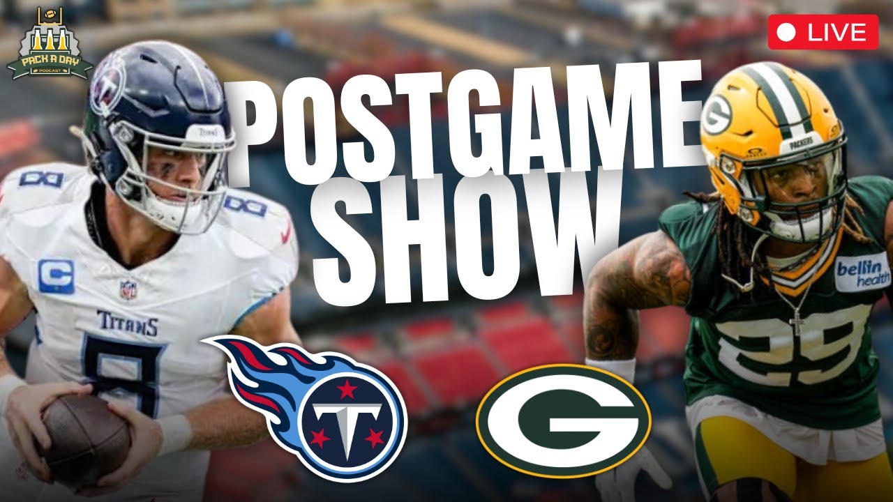 Packers/Titans LIVE Postgame Show - YouTube