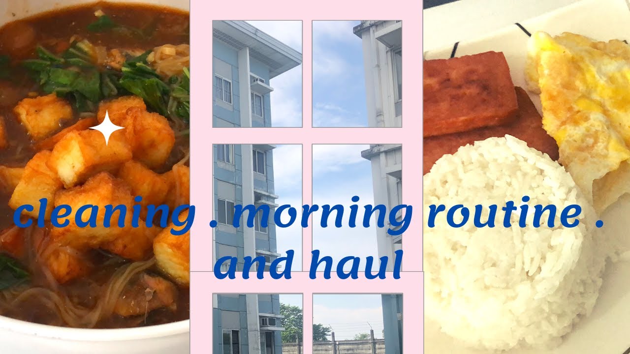 MORNING ROUTINE + COOKING + HAUL - YouTube