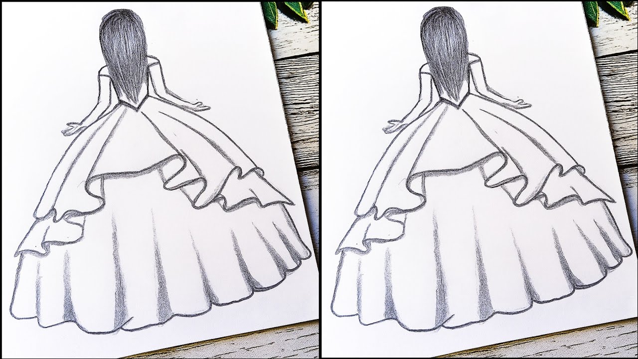 Step-by-Step Girl Sketch with Pencil /Girl Drawing with Pencil ...