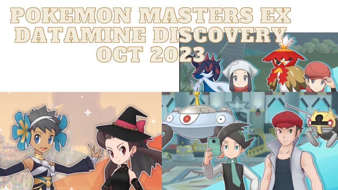 Pokémon Masters EX Datamine Discovery 2023 October - YouTube