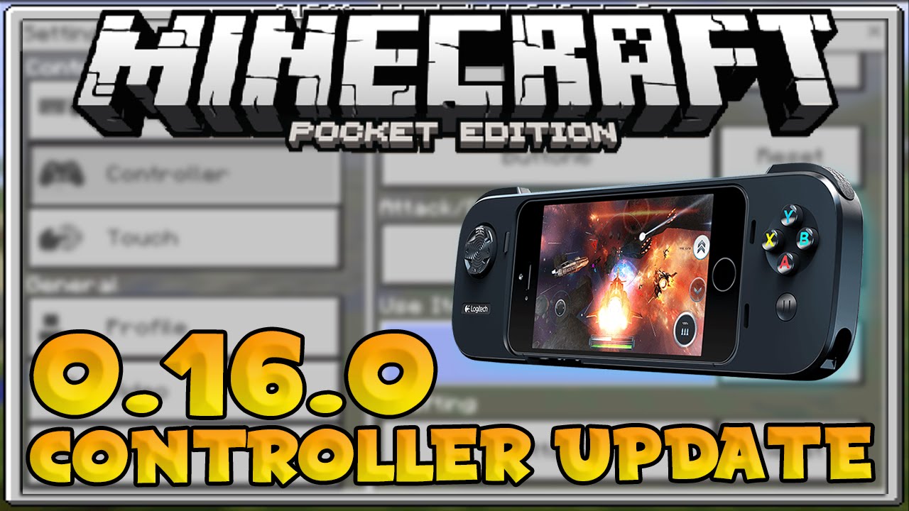 NEW CONTROLLER UPDATE! - Minecraft PE 0.16.0 Update (GameSir G4s ...