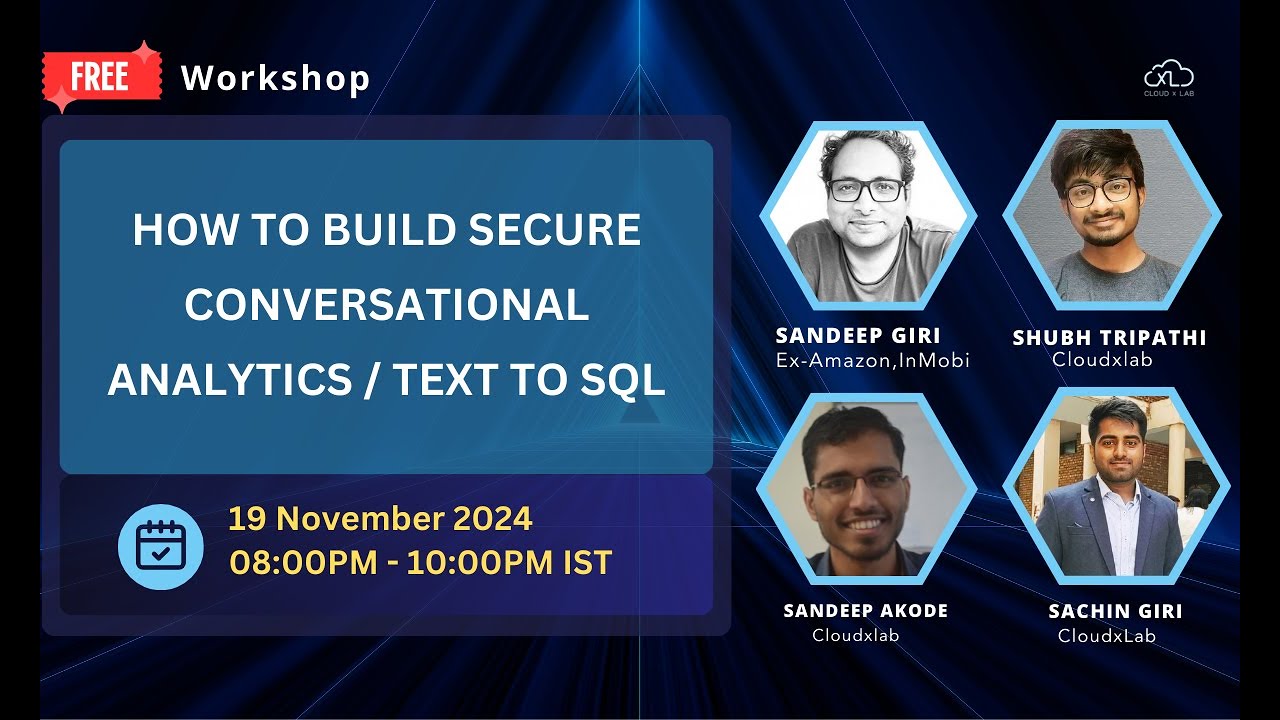 How to build Secure Conversational Analytics / Text to SQL. - YouTube