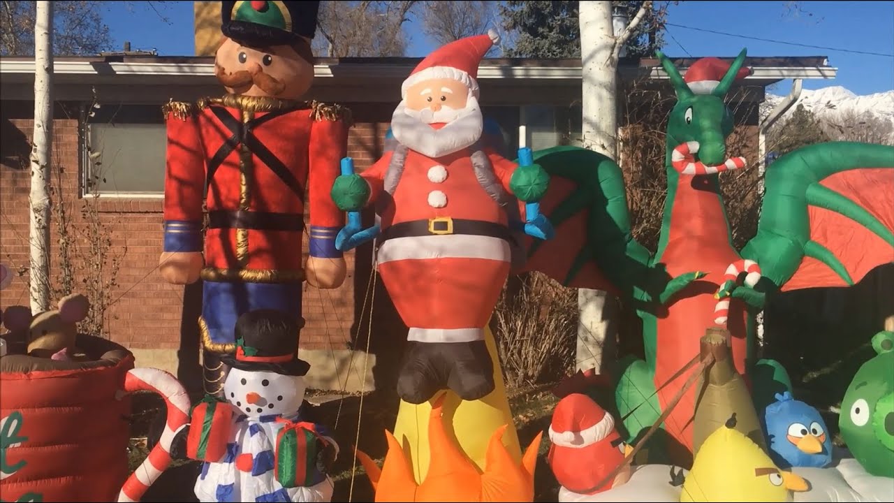 Official 2020 Christmas Inflatable Display! - YouTube