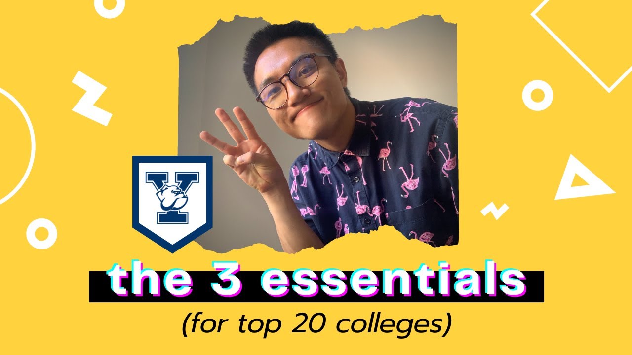 Watch This If You're In 9th Grade NOW: 3 ESSENTIAL College Admission ...
