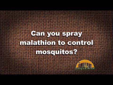 How To Spray For Mosquitoes With Malathon