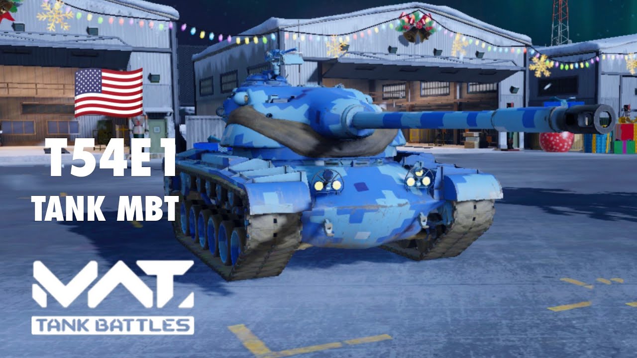 TANK MBT FROM USA T54E1 | MWT TANK BATTLES GAMEPLAY - YouTube