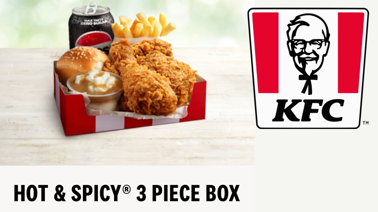 Checkout Basket KFC Hot & Spicy Chicken - YouTube