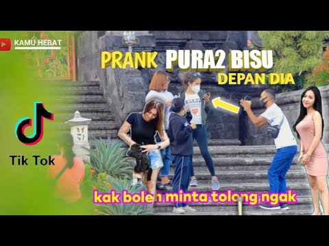 Prank_ PURA2 BISU DEPAN CEWEK CANTIK || AUTO NGAKAK (PRANK INDONESIA ...