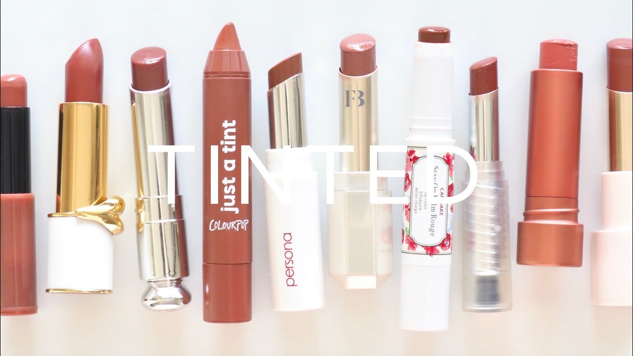 Tinted Lip Balms | Soft Brown Berry and Deep Chocolate Sheer Shades ...