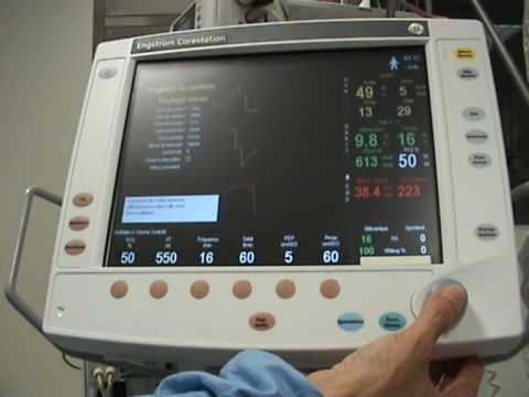 respirateur engstrom carestation mode D'EMPLOI 3REGLAGES SYSTEME - YouTube