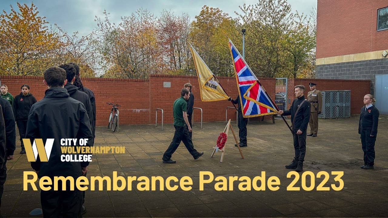 Remembrance Day Parade 2023 Livestream - City of Wolverhampton College ...