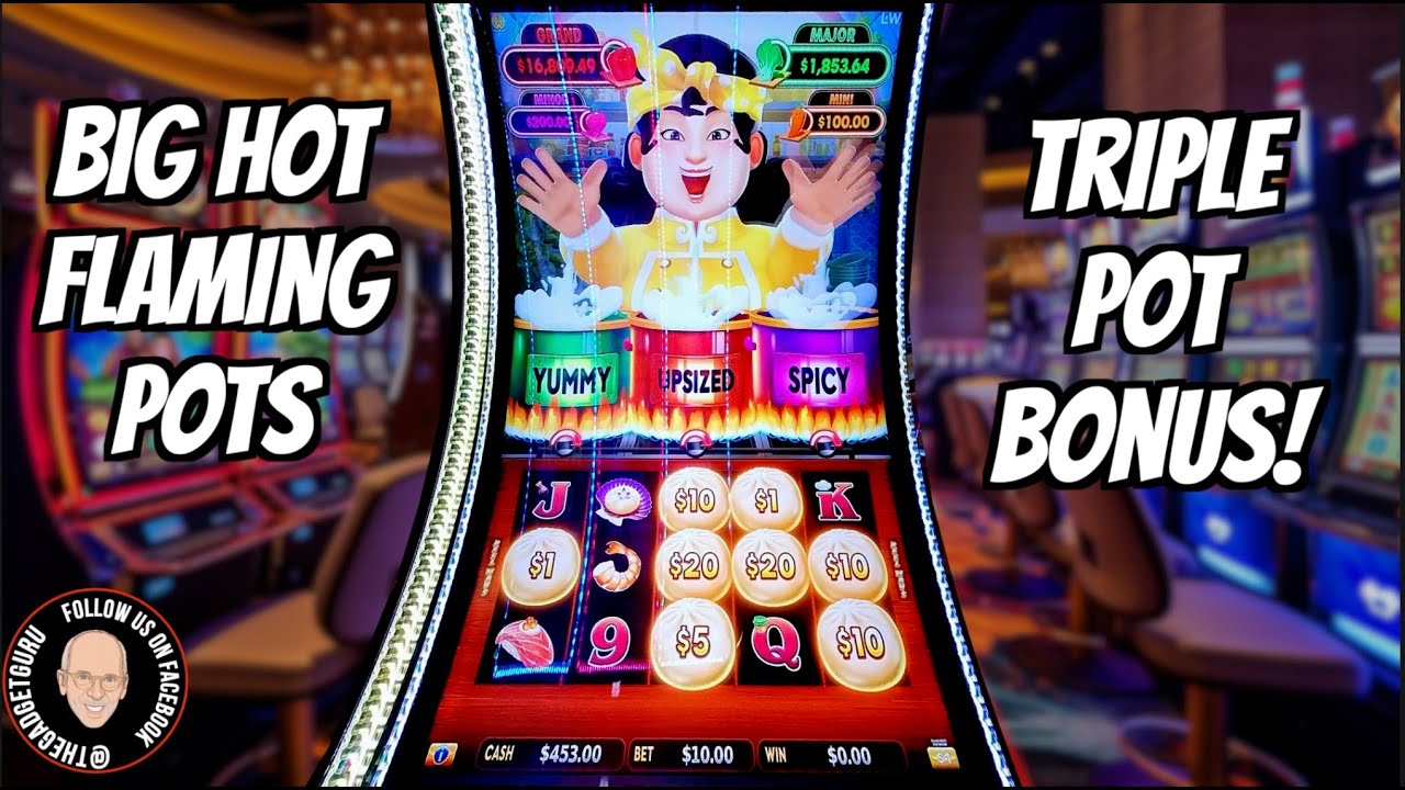 My First Triple Pot Bonus on Big Hot Flaming Pots! 72X Bonus. In 4K ...