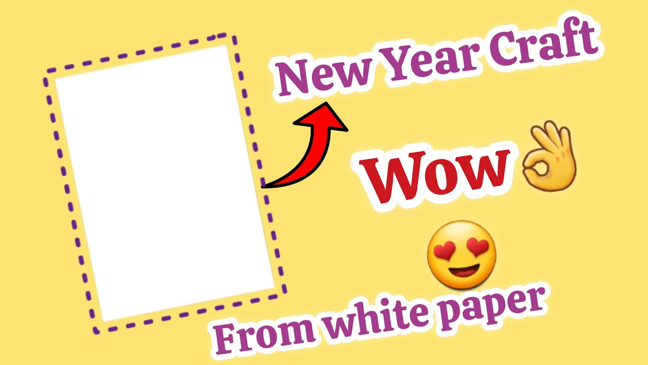 Diy-How To Make New Year Craft l New year crafts ideas l New Year Craft ...