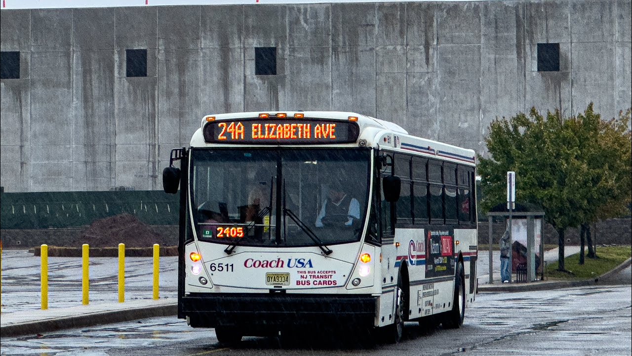 New Jersey Transit (Coach USA ONE Bus) 2013 NABI 416.15 6511 on Route ...