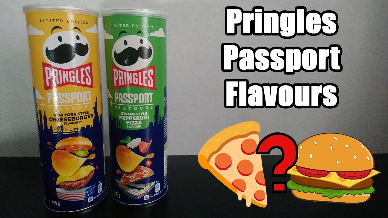 Pringles Passport Cheeseburger & Pepperoni Pizza Flavours - YouTube