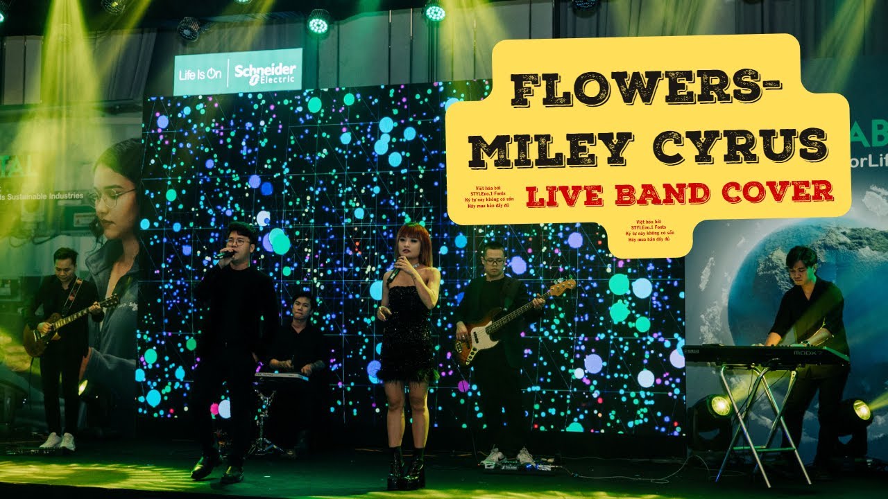 Flowers - Miley Cyrus (live band cover) - YouTube