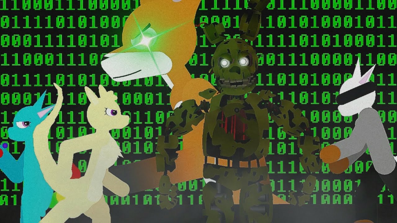 Springtrap vs Glitch the Fox ( Sticknodes animation) - YouTube