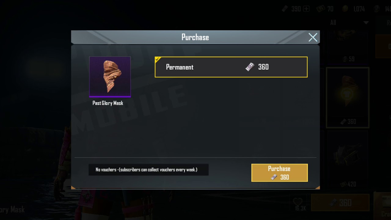 So I bought the best mask in pubg mobile... - YouTube