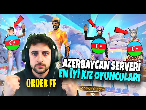 4 AZERBAYCANLI KIZLA VS ATTIM - ACIMADILAR !! - ORDEK FF #freefire