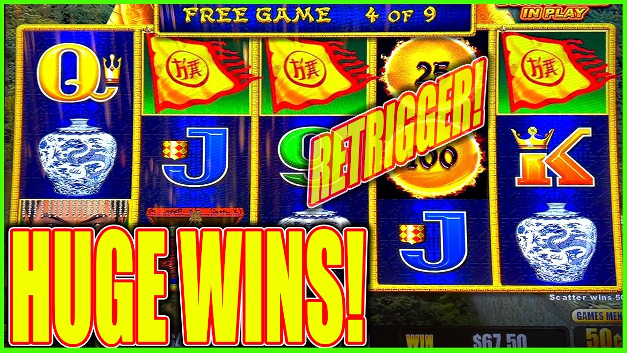 I Finally RETRIGGERED! HUGE WINS on Golden Century Dragon Link Slot ...