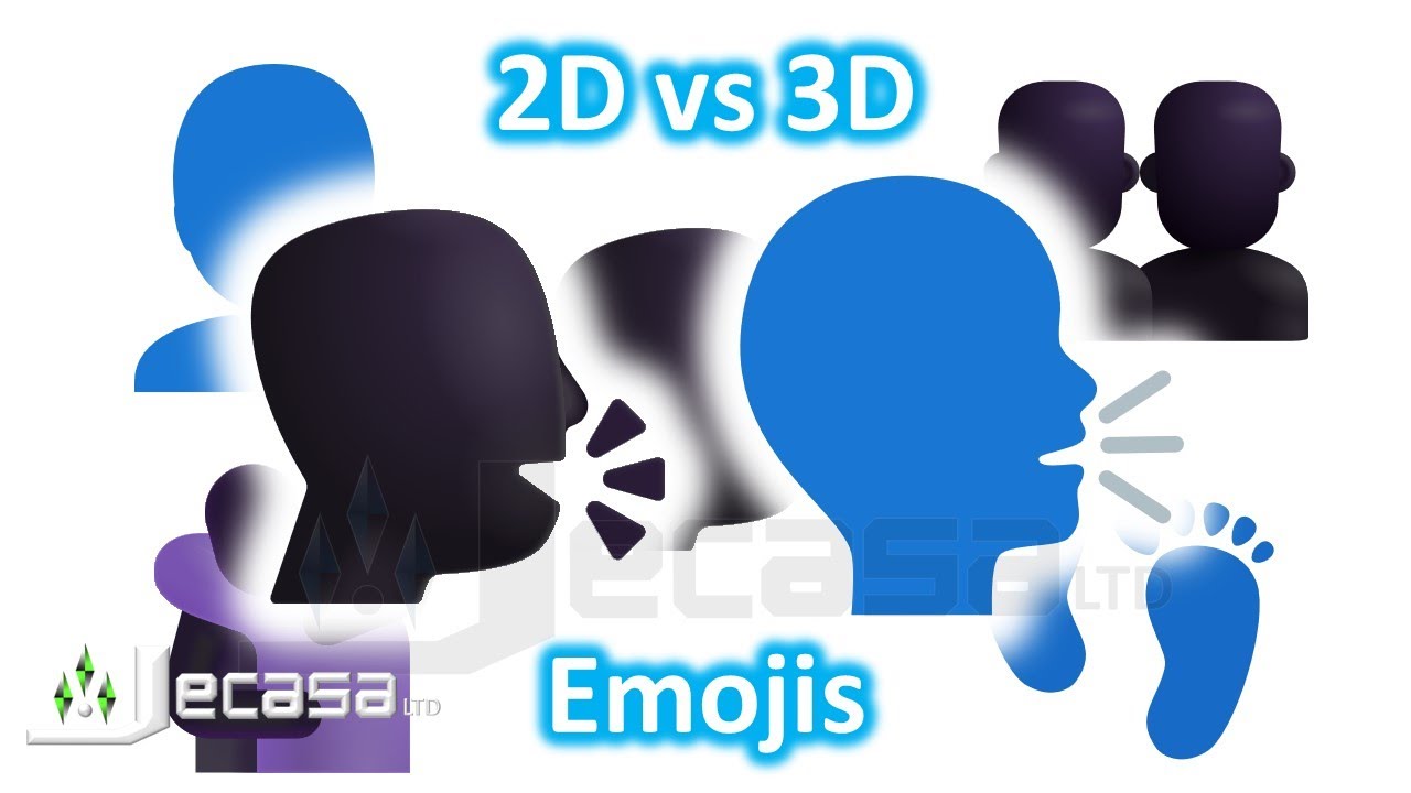 Emoji Meanings, 2D vs 3D Emojis, Part 11 - Person Symbols | English ...