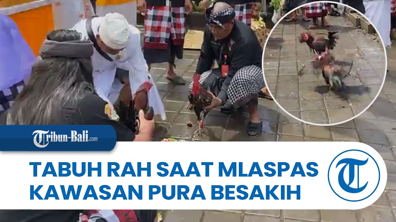 Tabuh Rah Saat Mlaspas Kawasan Pura Besakih - YouTube