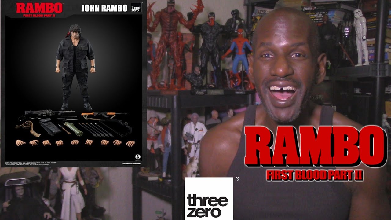 Threezero Rambo: First Blood Part II John Rambo Sixth Scale Figure ...