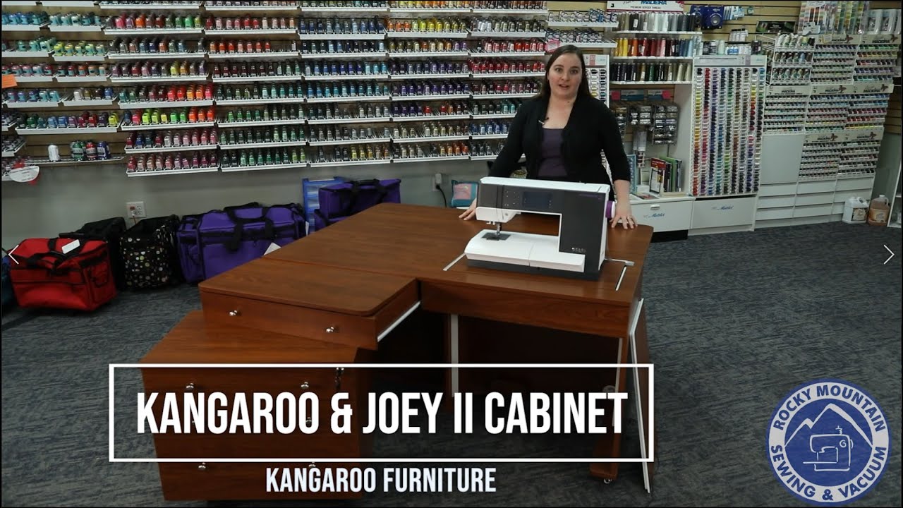 The Kangaroo & Joey II sewing cabinet from Kangaroo sewing furniture ...