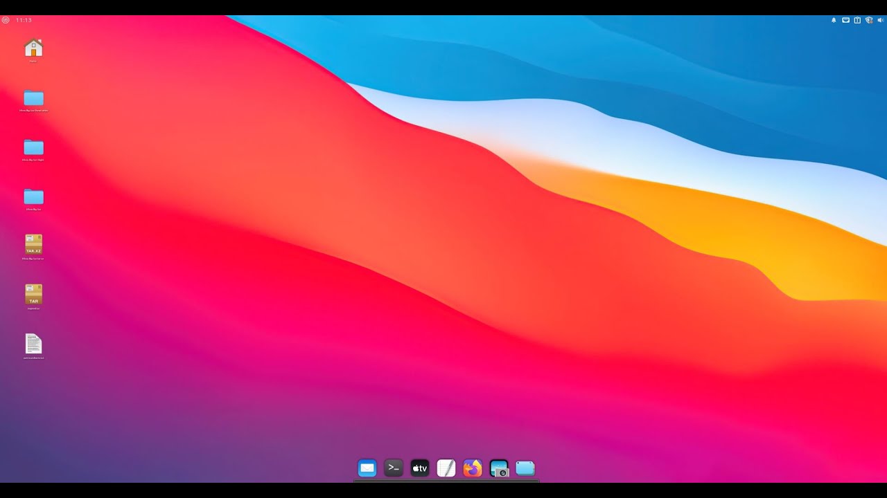 Remastering Linux mint menjadi Mac OS Big sur - YouTube