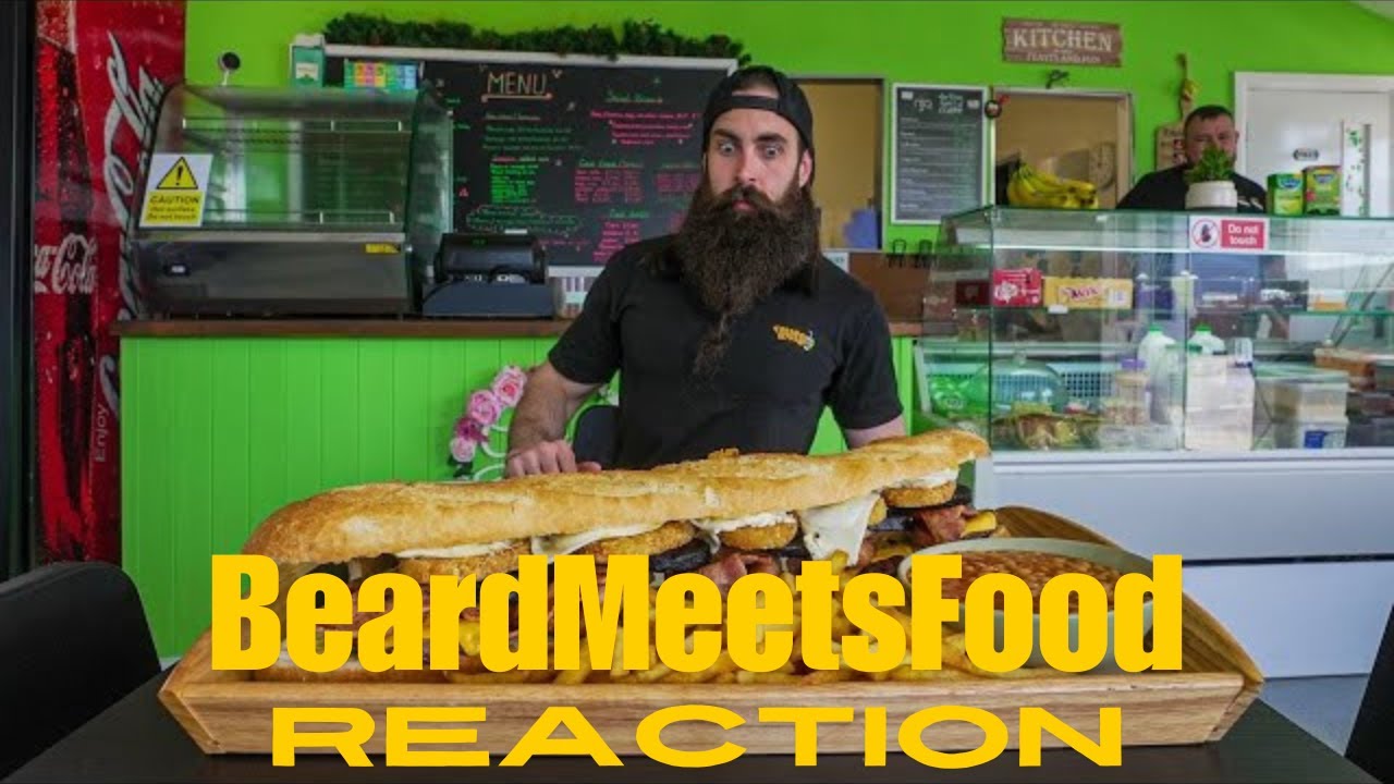 Reacting to BEARD MEETS FOOD for the FIRST time - YouTube