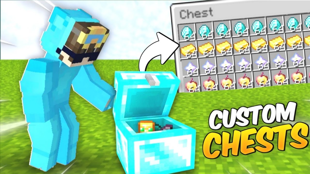 Minecraft But There Are NEW CUSTOM CHESTS... - YouTube