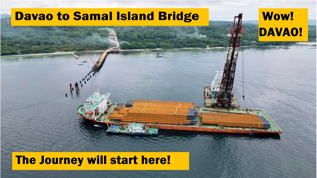 DAVAO to SAMAL ISLAND Bridge Project (1st phase) ito na po ang 1979 ...