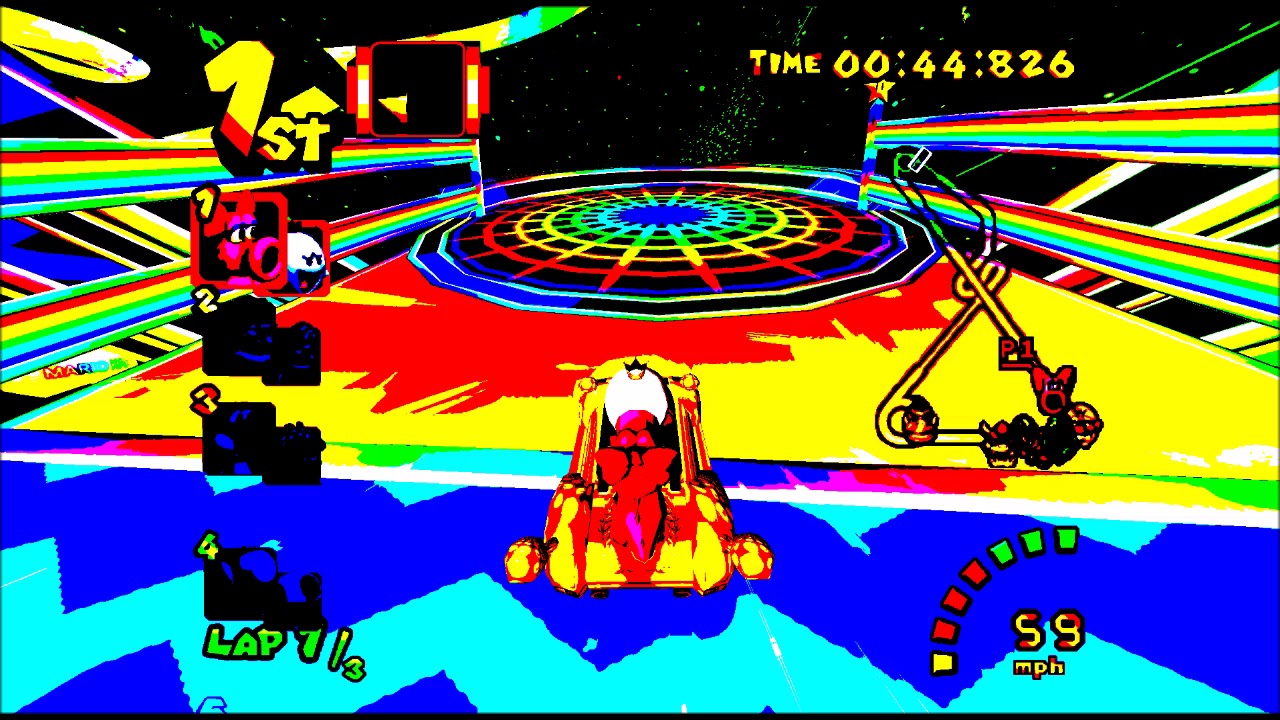 GCN Rainbow Road EXTREME EARRAPE - YouTube