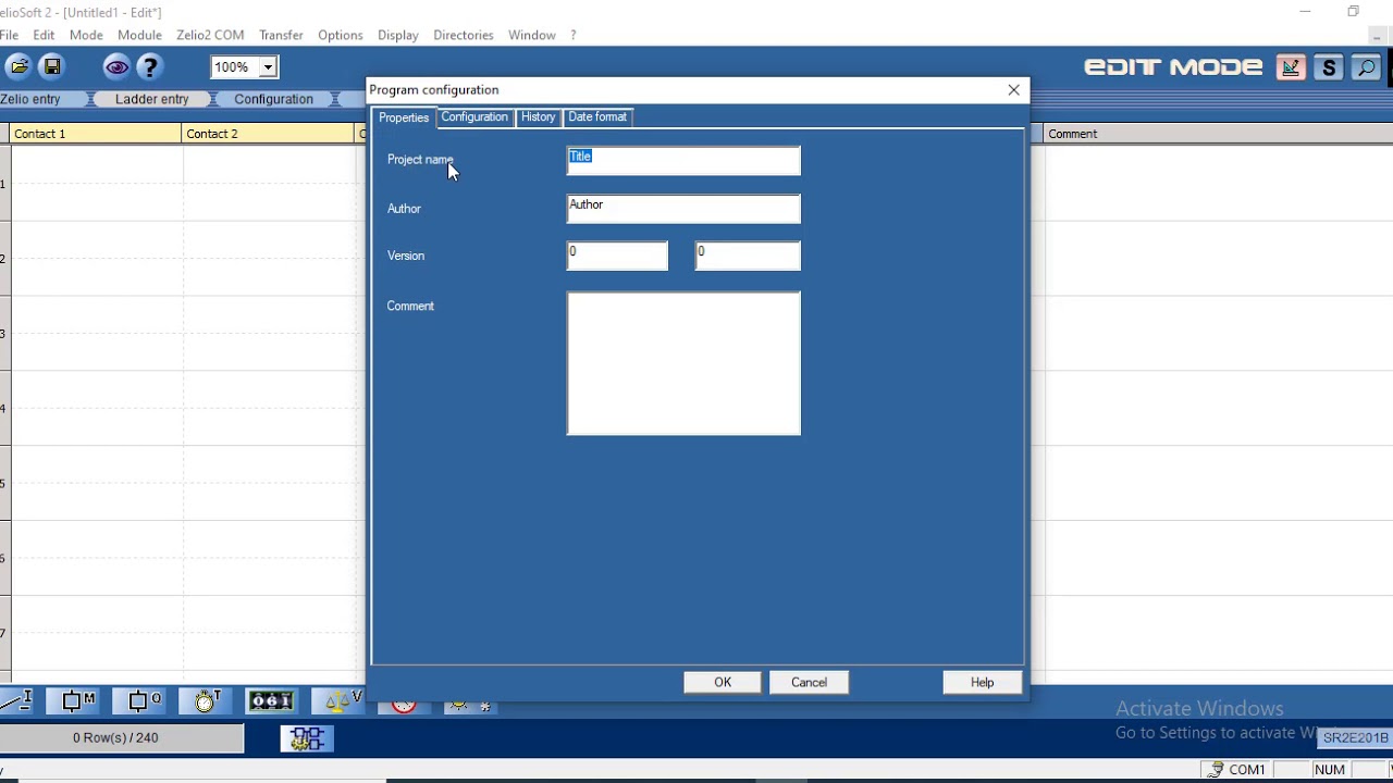 Zelio soft example programs - oneasl