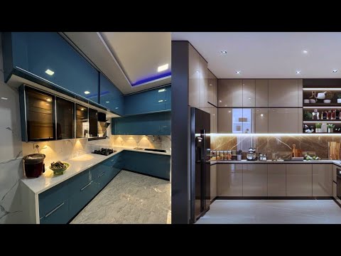 Latest Indian Style Kitchen Cabinet Design| Kitchen Design With Open ...