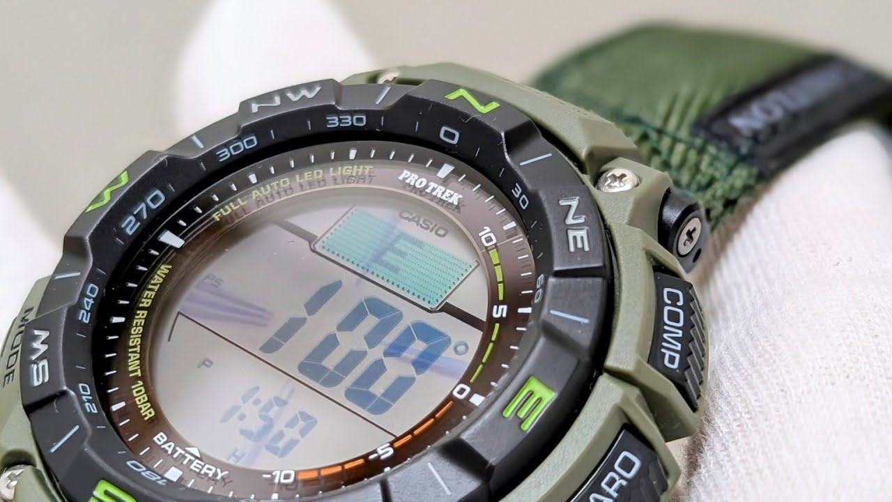 PRO TREK【PRG-340B-3JF / PRG-340L-5JF】プロトレック - YouTube