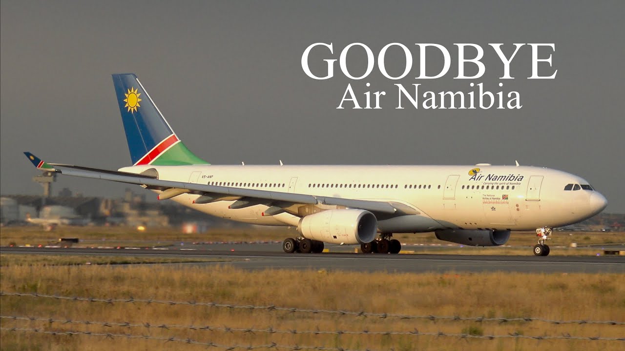 [4K] *GOODBYE* Air Namibia | Frankfurt Airport Plane Spotting - YouTube