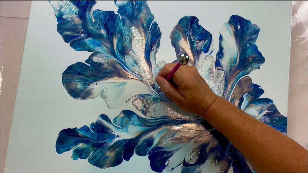 How to fix a lump in your #acrylicpainting tutorial🌿 🤔# ...