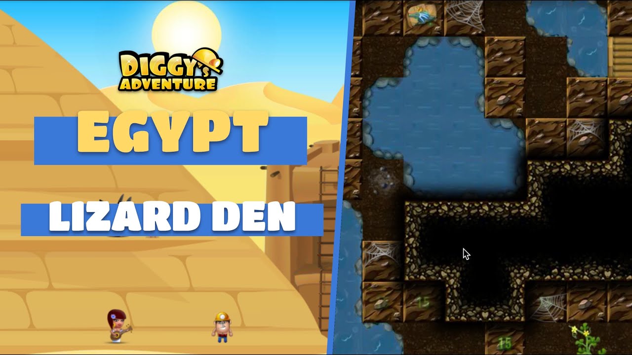 LIZARD DEN | Diggy's Adventure # 000 135 - YouTube