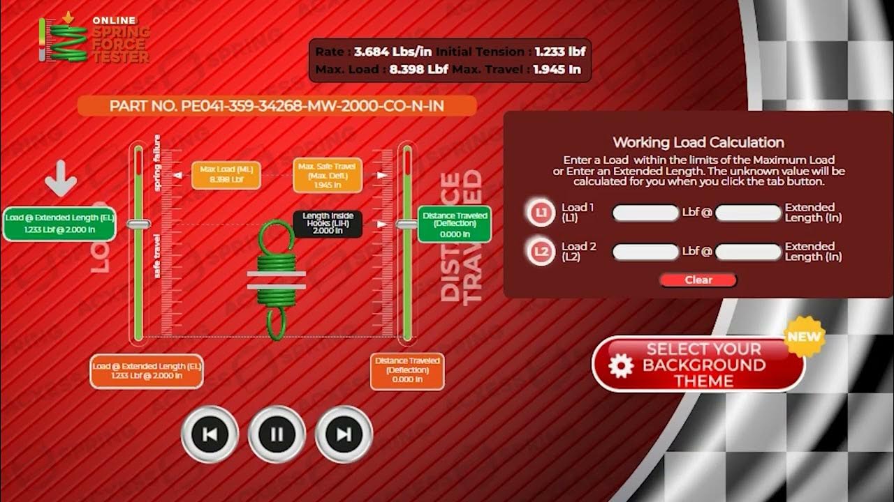 Extension Travel Testing with Online Spring Force Tester!. - YouTube
