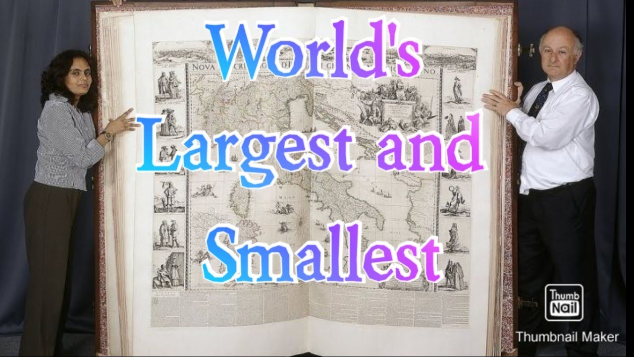 List of largest and smallest in the world in english | world's largest ...