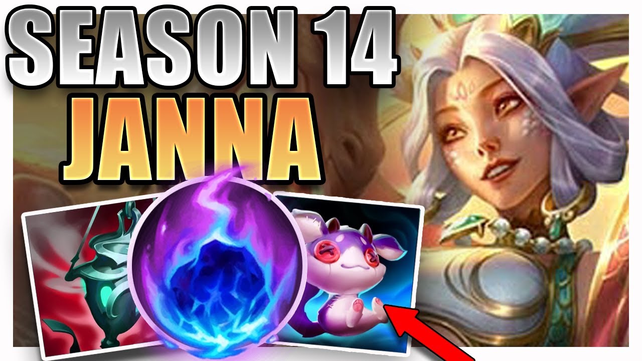 SEASON 14 JANNA SUPPORT GAMEPLAY GUIDE - YouTube