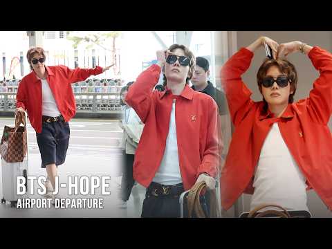 BTS 제이홉, 인천공항 출국 | BTS J-HOPE Airport Departure