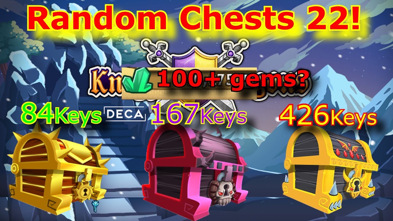 Random Chest Opening Part 22! - Knights and Dragons - YouTube