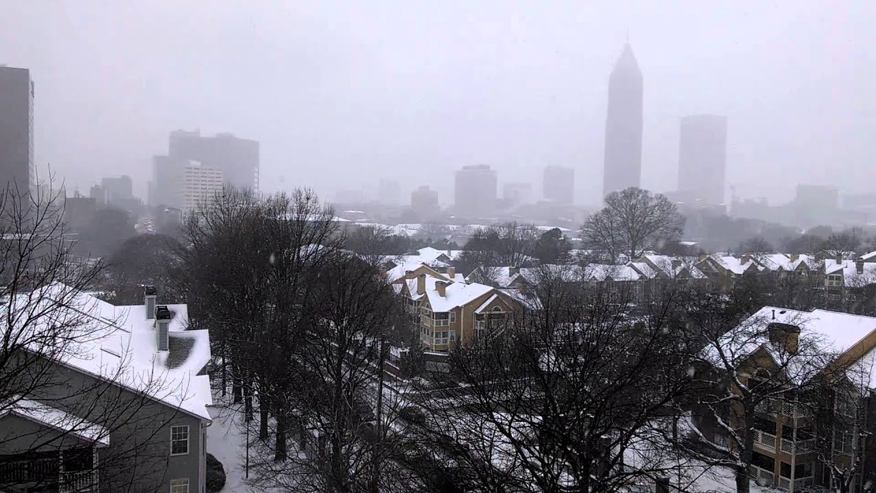 Atlanta Snowstorm 2014 pt 2 - YouTube