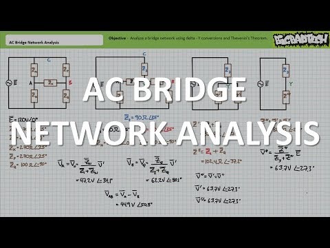 AC Bridge Network Analysis (Full Lecture) - YouTube