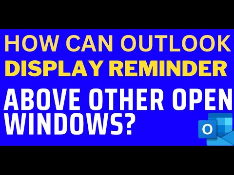 This Quick Setting Save me from missing Outlook reminder behind Other ...