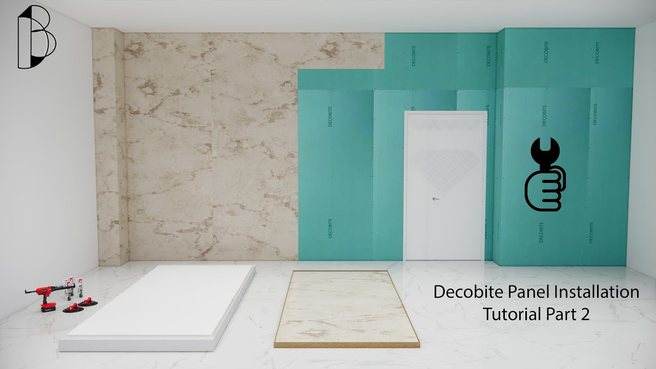 Decobite Carbon Rock Panel Installation Tutorial Part 2 - YouTube