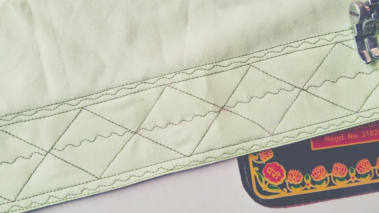 Mohri design // Poncha Design // Mohri ka Design // Salwar Ka Poncha ...